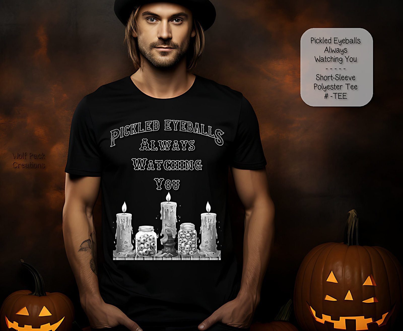 Beautiful T-Shirt Featuring Pickled Eyeballs Watching You